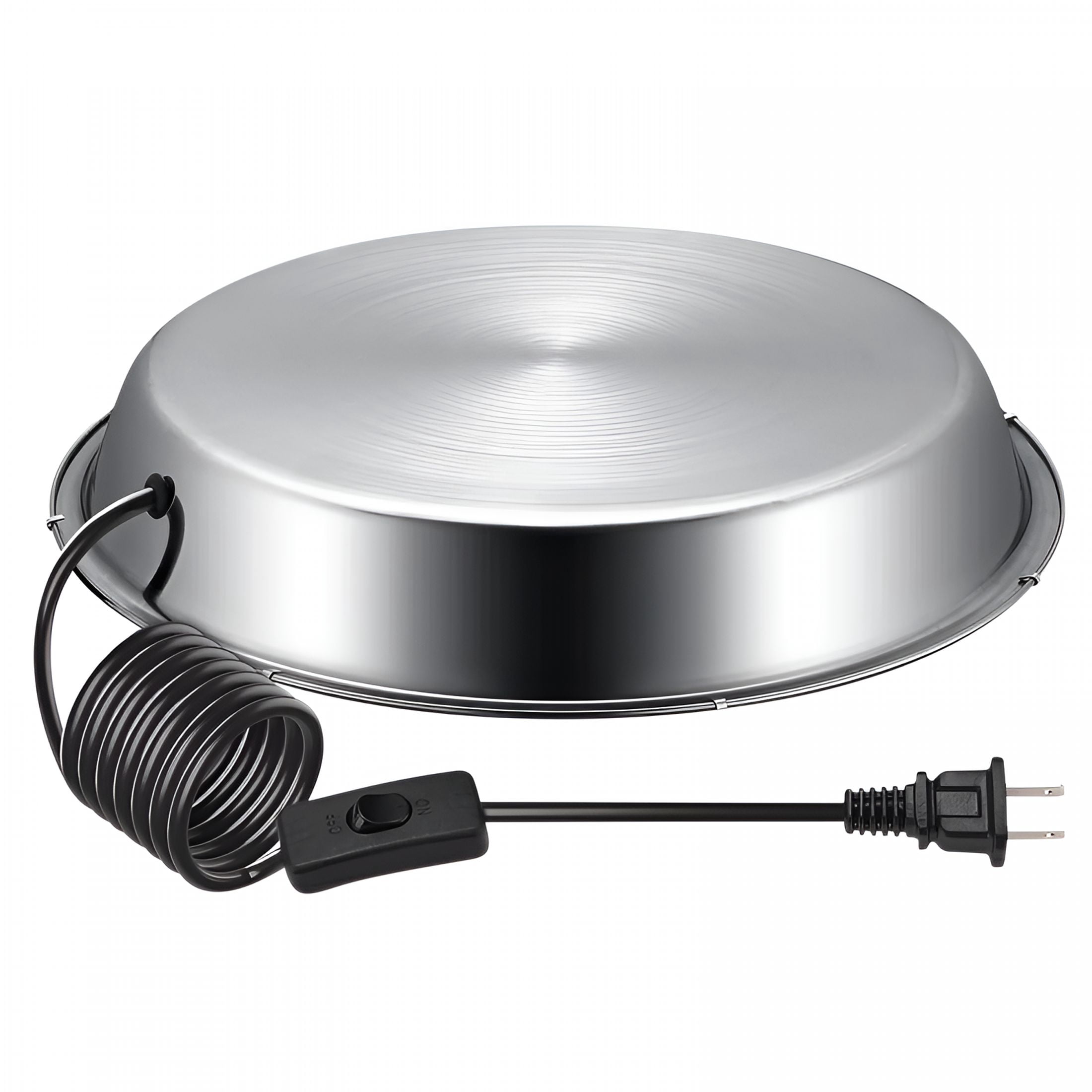 HIBIBUD Heated Chicken Waterer,Metal Base Winter Deicer for Poultry ...