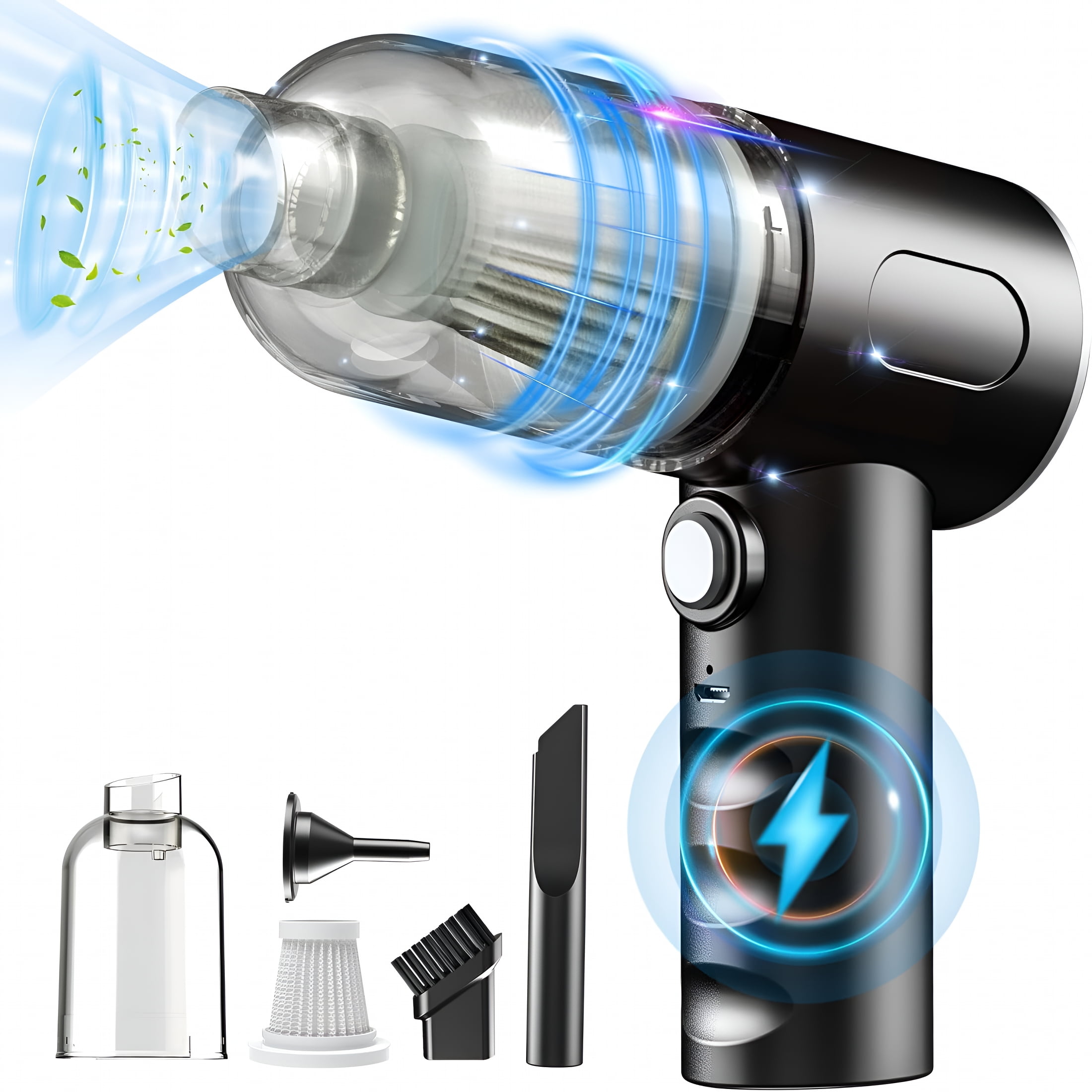 ZEPARO Compressed Air Duster - Vacuum Keyboard Cleaner - Air Blower 3 ...