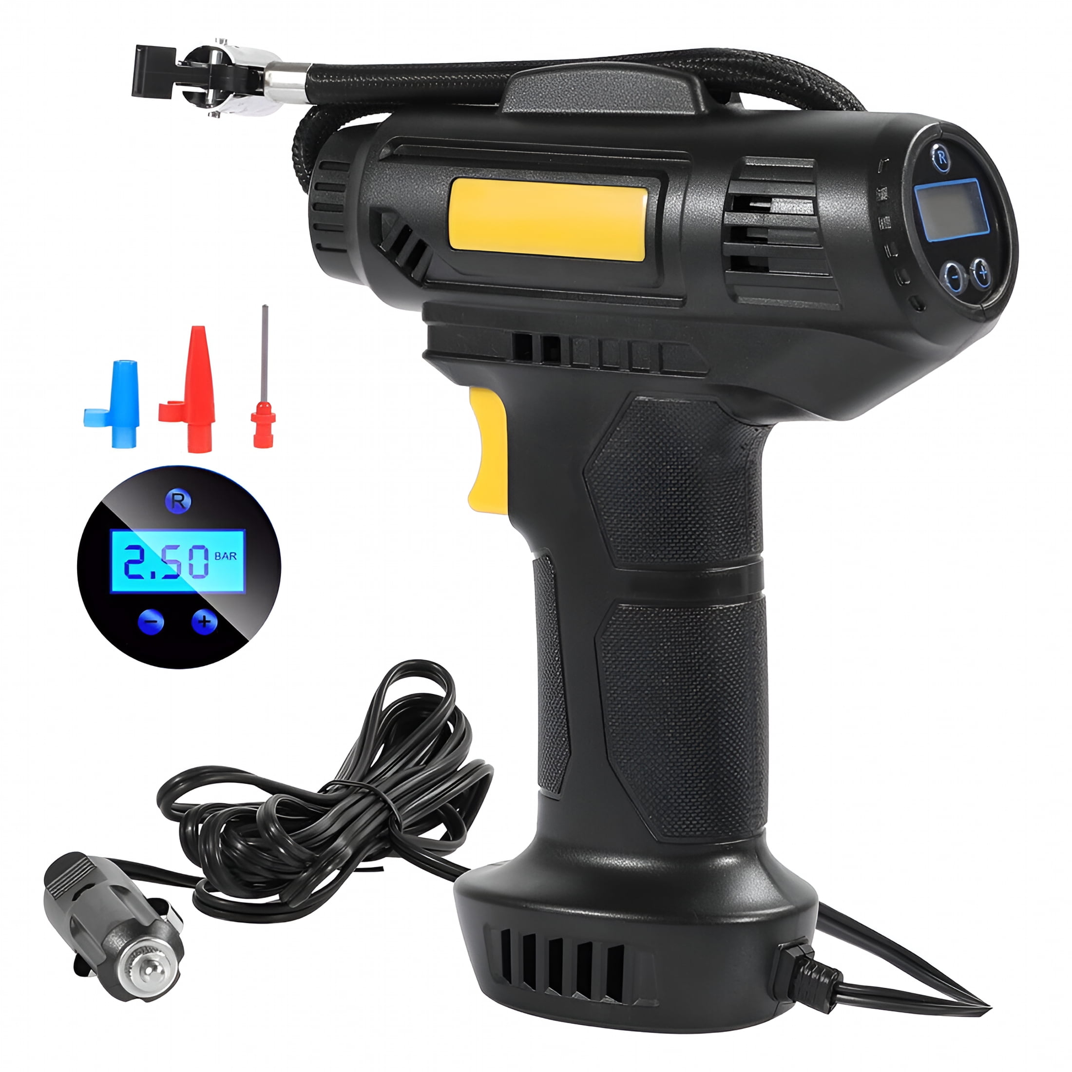 ZEPARO High Pressure 150 Psi Air Compressor Tire Inflator For Car Moto Bike - Walmart.com