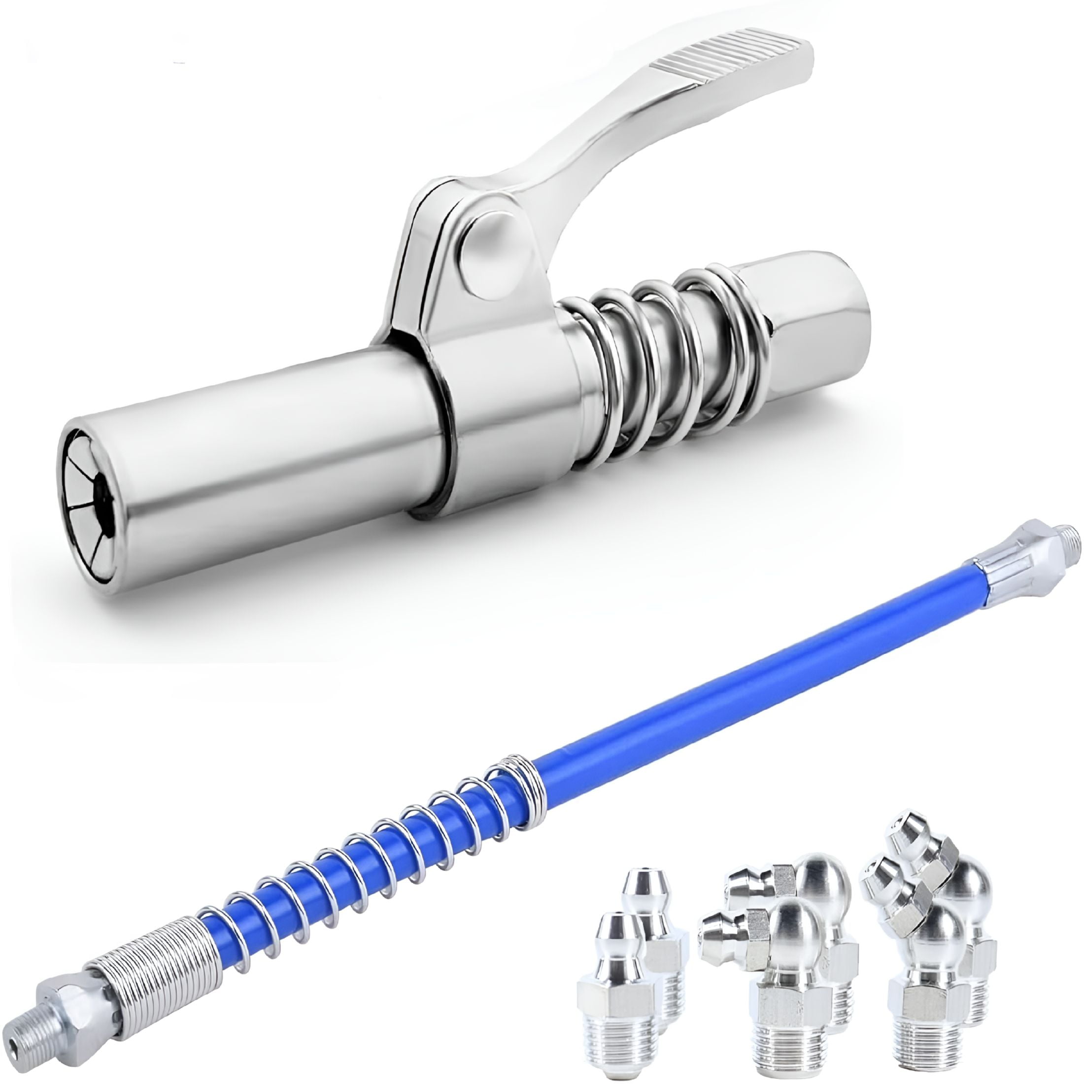 ZEPARO High Pressure Quick Release Grease Coupler,Grease Gun Fittings ...