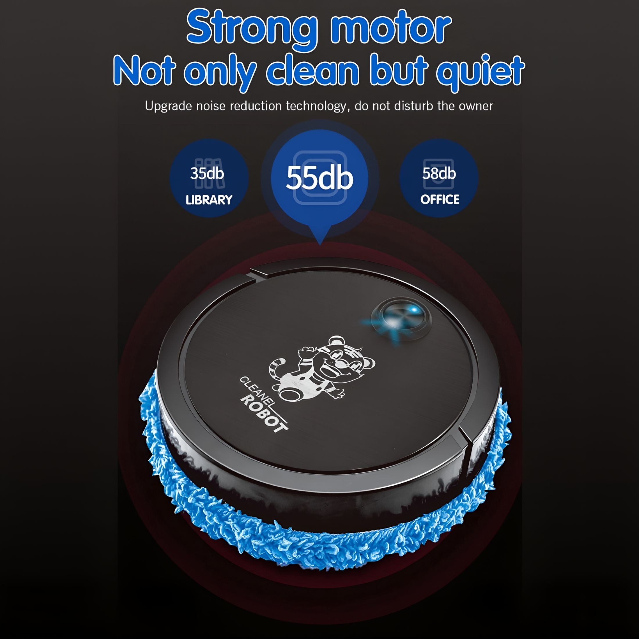 ZEPARO Intelligent Silent Mopping Robot Wet And Dry Mopping Machine ...