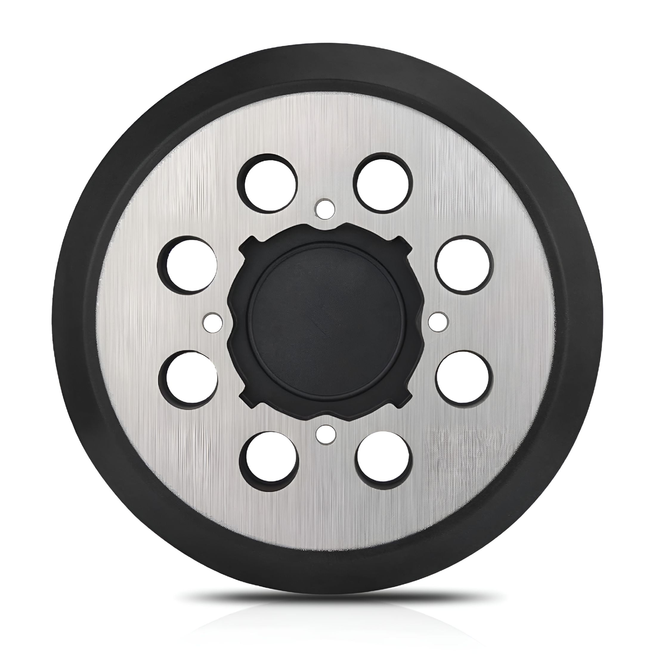 ZEPARO Sander Pad, 5" 8 Hole Hook and Loop Orbital Sander Metal Pad ...