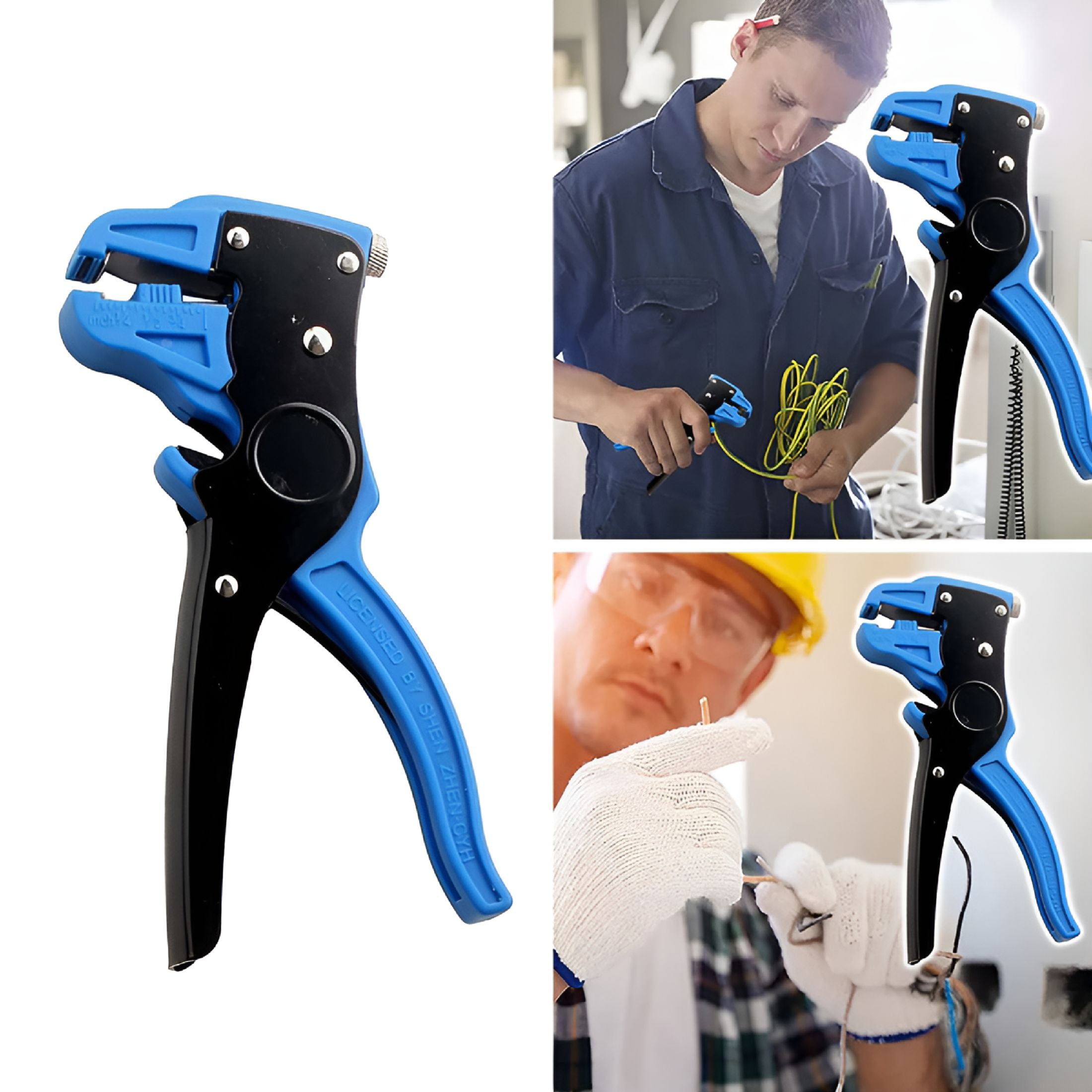 ZEPARO Wire Stripper Self Adjusting Wire Stripper with Depth Stop for ...