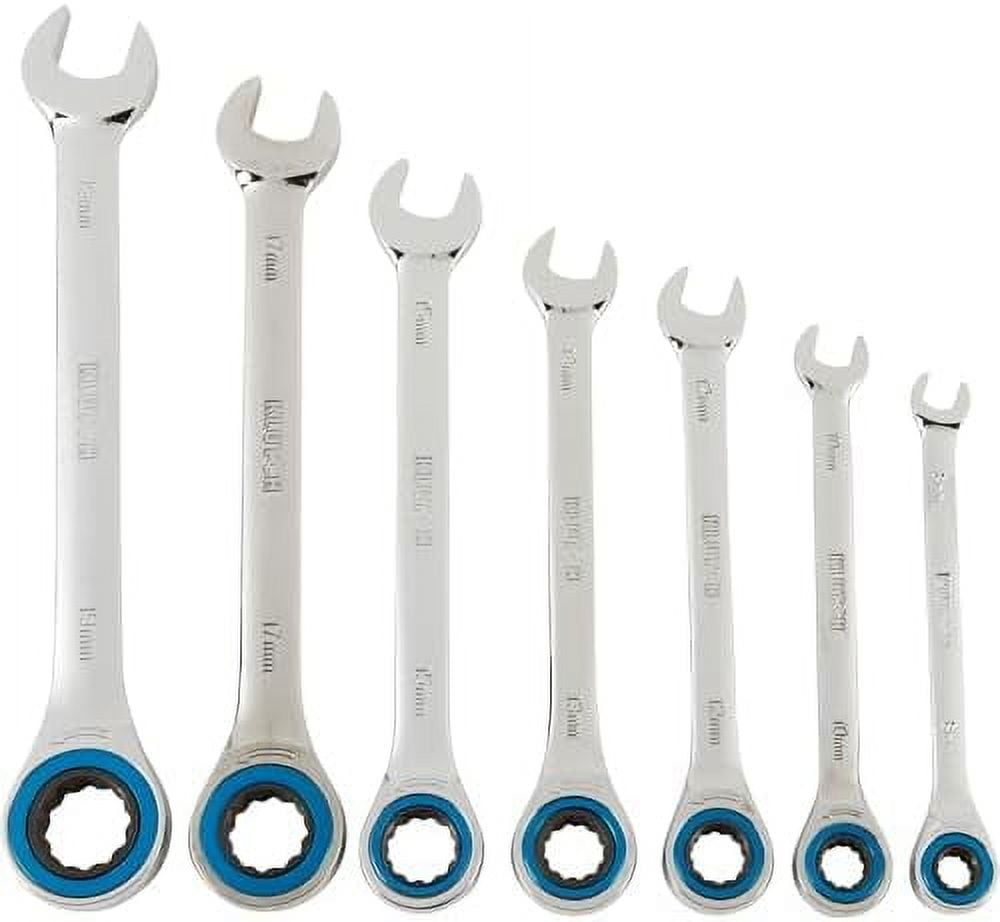 ZERO Degree Gearless Ratcheting Wrench Set, 7-Pc., 12-Pt., Metric ...