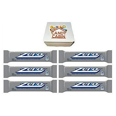 Zero Full Caramel Candy Bars, White Fudge, Peanut and Almond Nougat, 1. ...