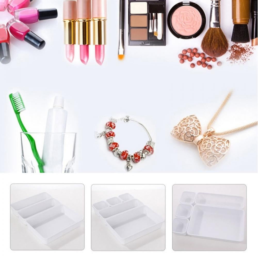 ZEROFEEL 8pcs/set Desk Drawer Organizer Tray Dividers Shallow Drawer ...