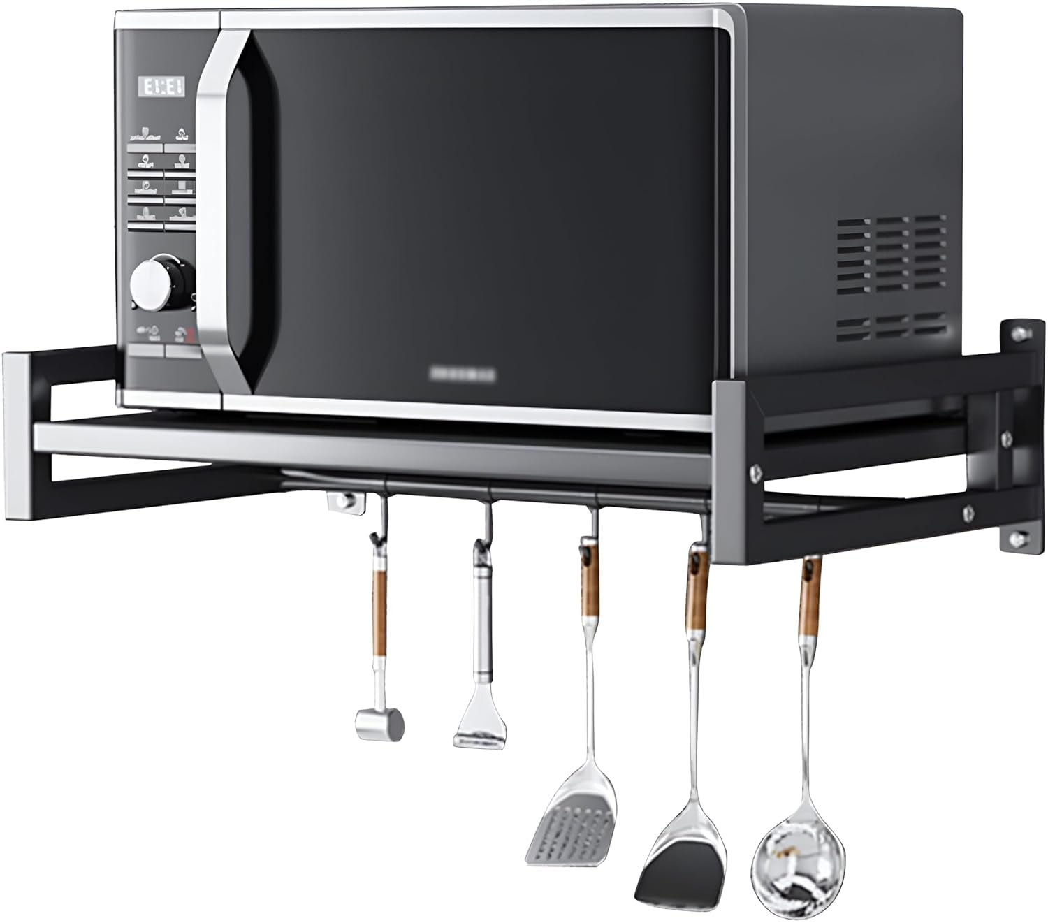 ZEROWAY Microwave Oven Stand Wall Mount Heavy Load Microwave Corner ...