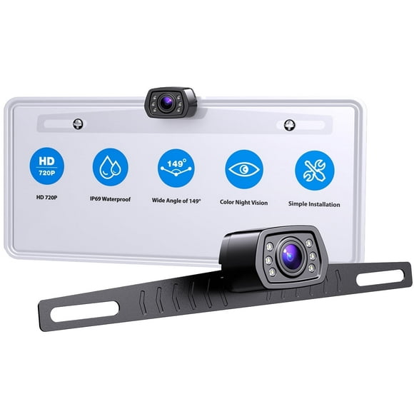 License Plate Backup Cameras in Backup Camera Types - Walmart.com