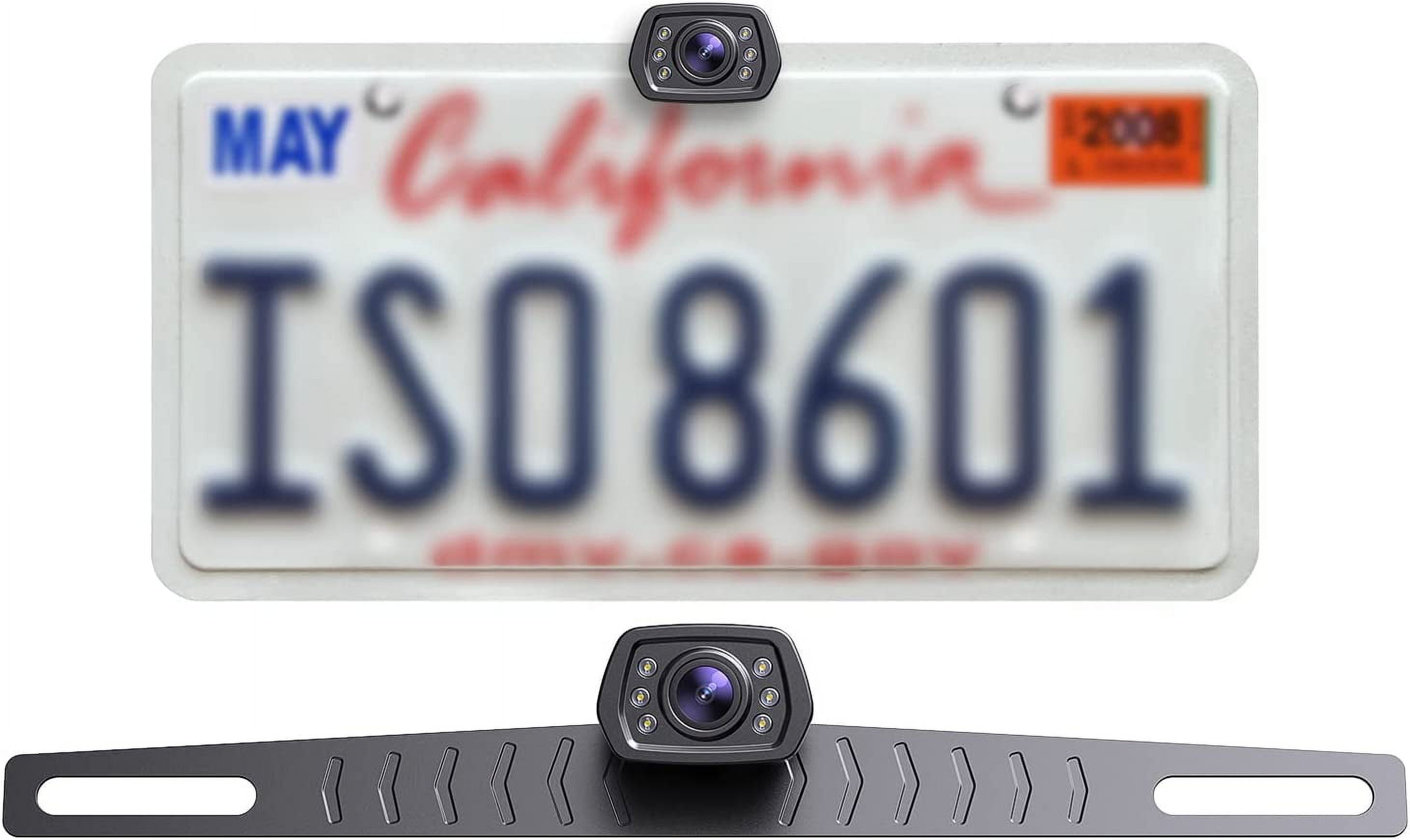 ZEROXCLUB Backup Camera License Plate Car Rear view Camera Reversing ...