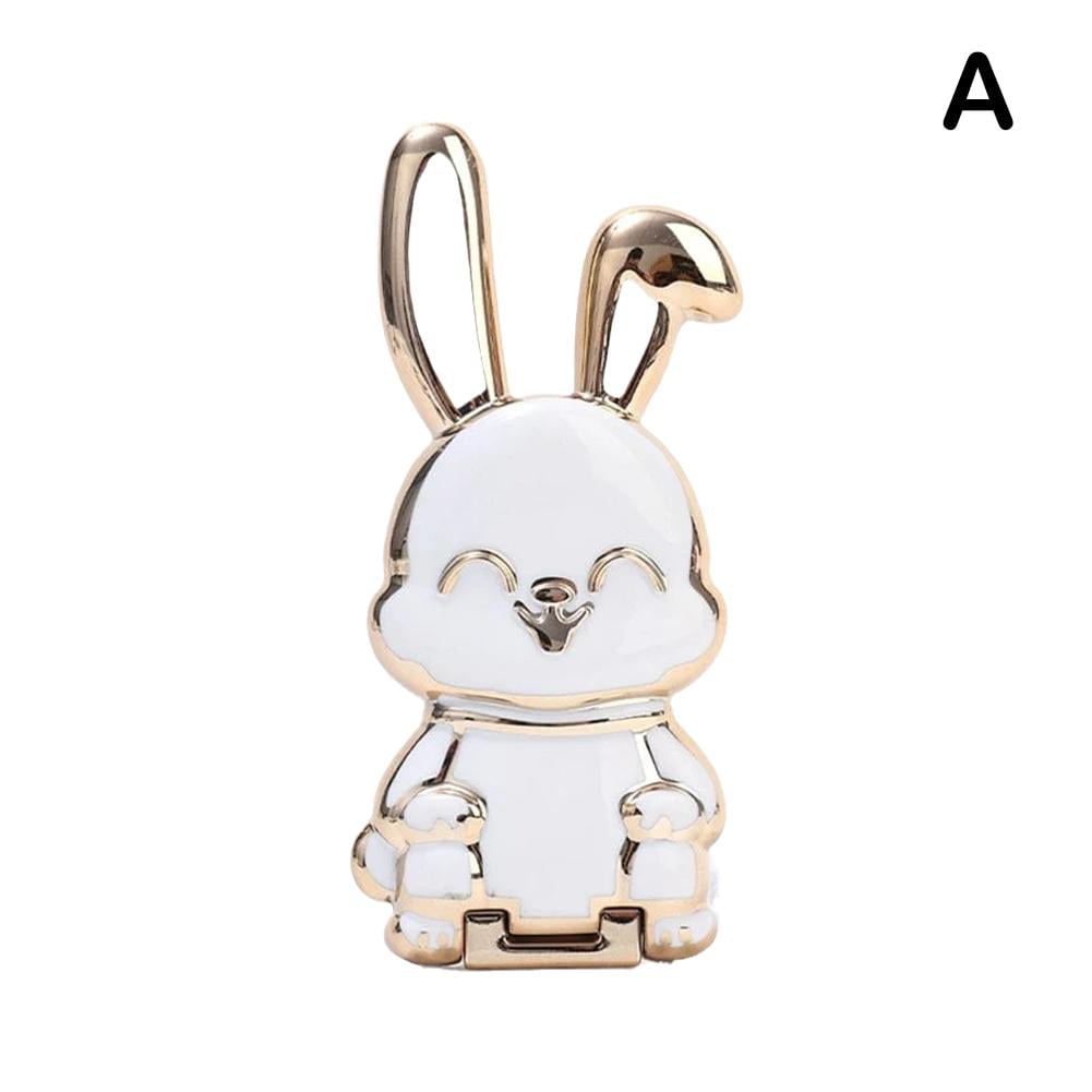 ZEROYOYO Foldable Bunny Phone Bracket, Cartoon Rabbit Folding Bracket ...