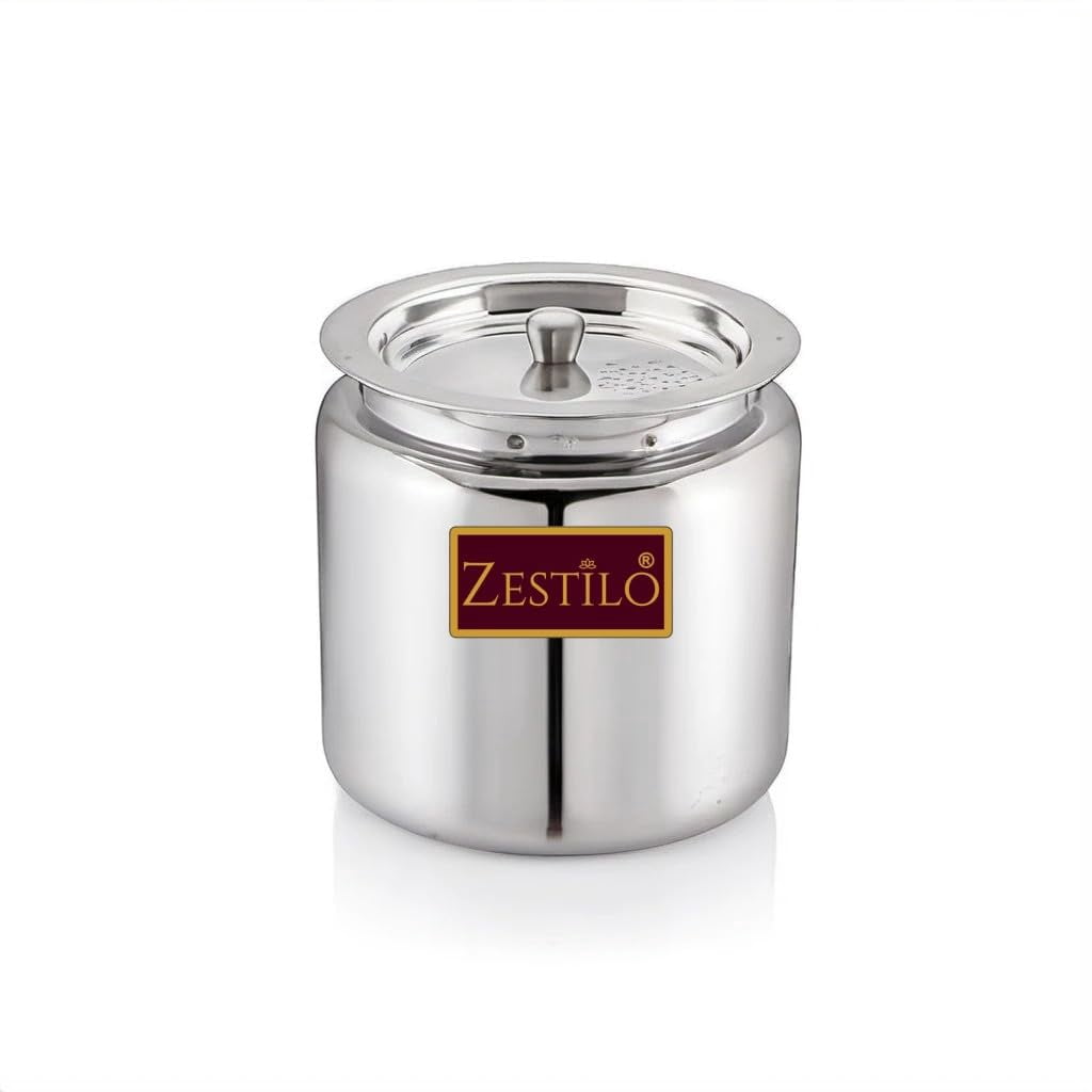ZESTILO Stainless Steel Oil DispenserGhee potGhee JarOil ContainerOil ...
