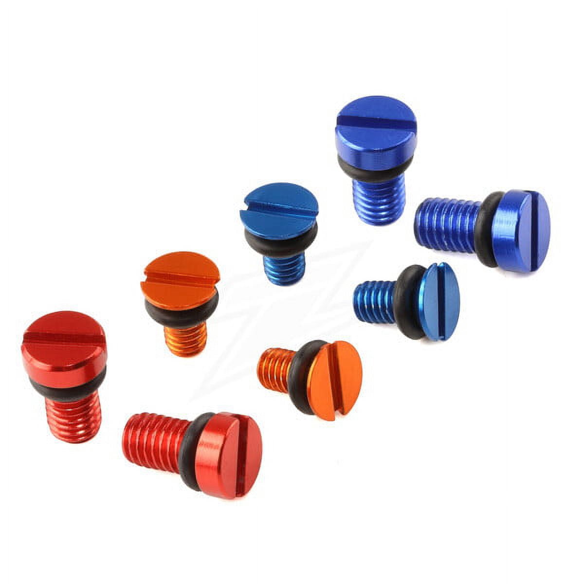 Ff Air Valve Cap Screw Kyb Showa 2pcs Red - Walmart.com