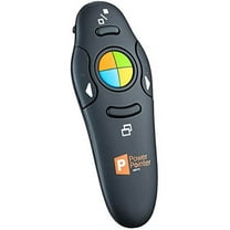 AMERTEER Wireless Presenter RF 2.4GHz Presentation Laser Pointer Finger Ring PPT - Walmart.com