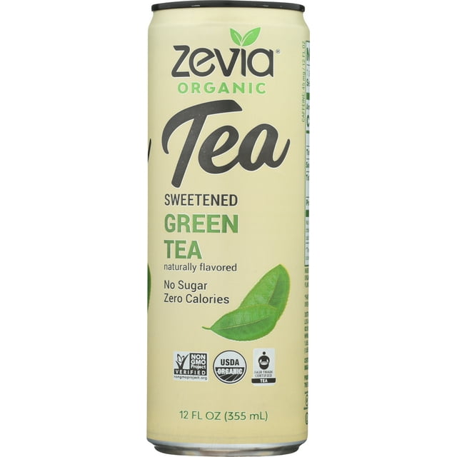 ZEVIA TEA GREEN ORGANIC 12 FL OZ - Walmart.com
