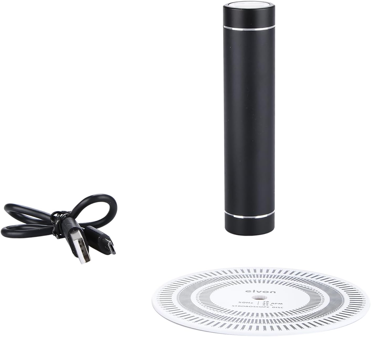 ZEZEFUFU Turntable Calibration Strobe Disc + Stroboscopic Speed Strobe ...