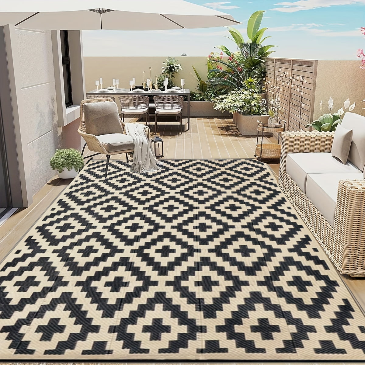 ZF Double-Sided Mat, Plastic Mat, Modern Mat, Large Floor Mats and Rugs ...
