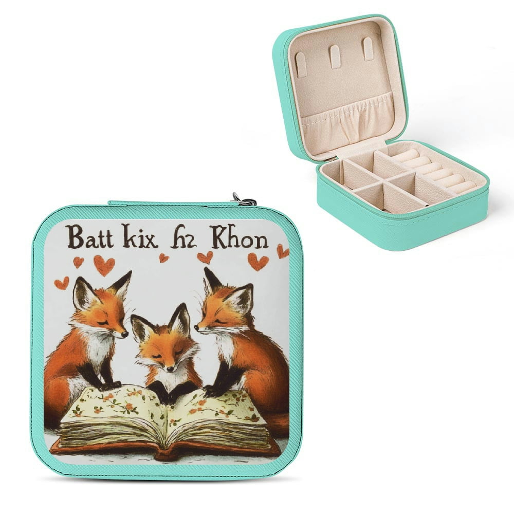 ZFLMY Foxes Beatrix Potter Anniversaries Gifts Jewelry Box for Necklace ...