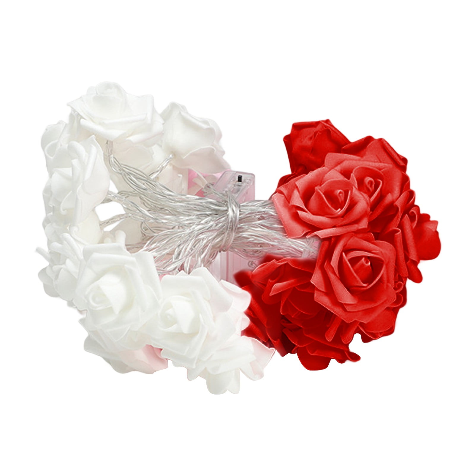 ZFSBZBS 2Pcs LED Rose Flower String Lights Rose Lights for Home Room ...