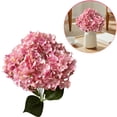 ZFSBZBS Hydrangea Artificial Flowers, Latex Real Touch Hydrangeas ...
