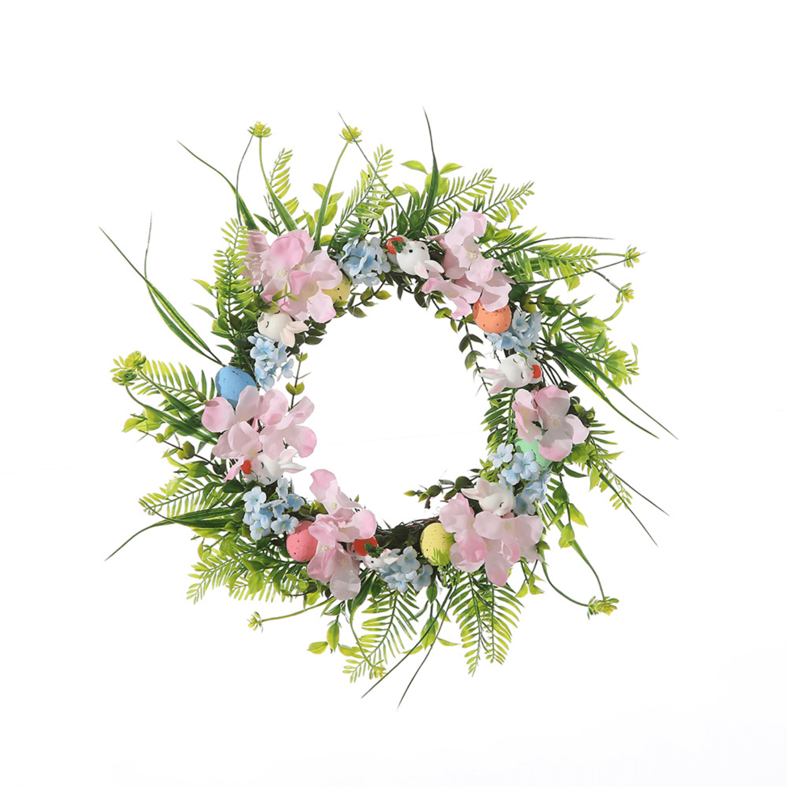 ZFSBZBS Large Spring Wreaths for Front Door 20 Inch Summer Door Wreaths ...