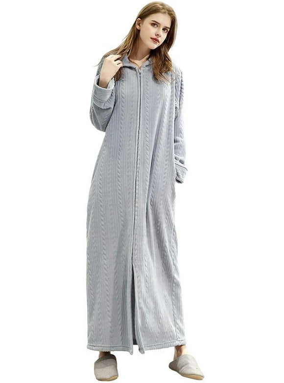 Zipper Robes Women