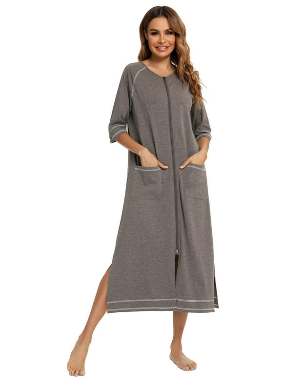 Zipper Robes Women
