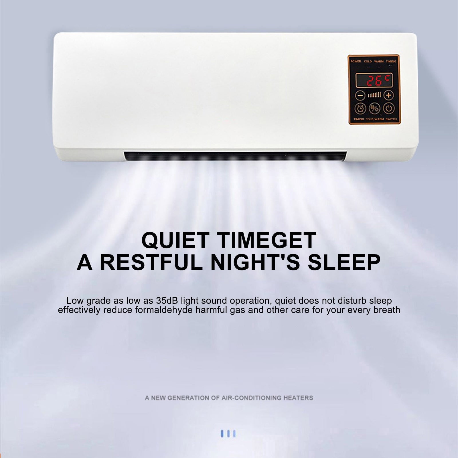 ZFYXGS 8000 BTU Small Window Air Conditioner, Wall Mounted Air ...