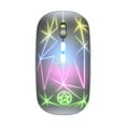 ZFYXGS A20 Wireless Mouse Glow Charging RGB Game Office 5-Key Metal ...