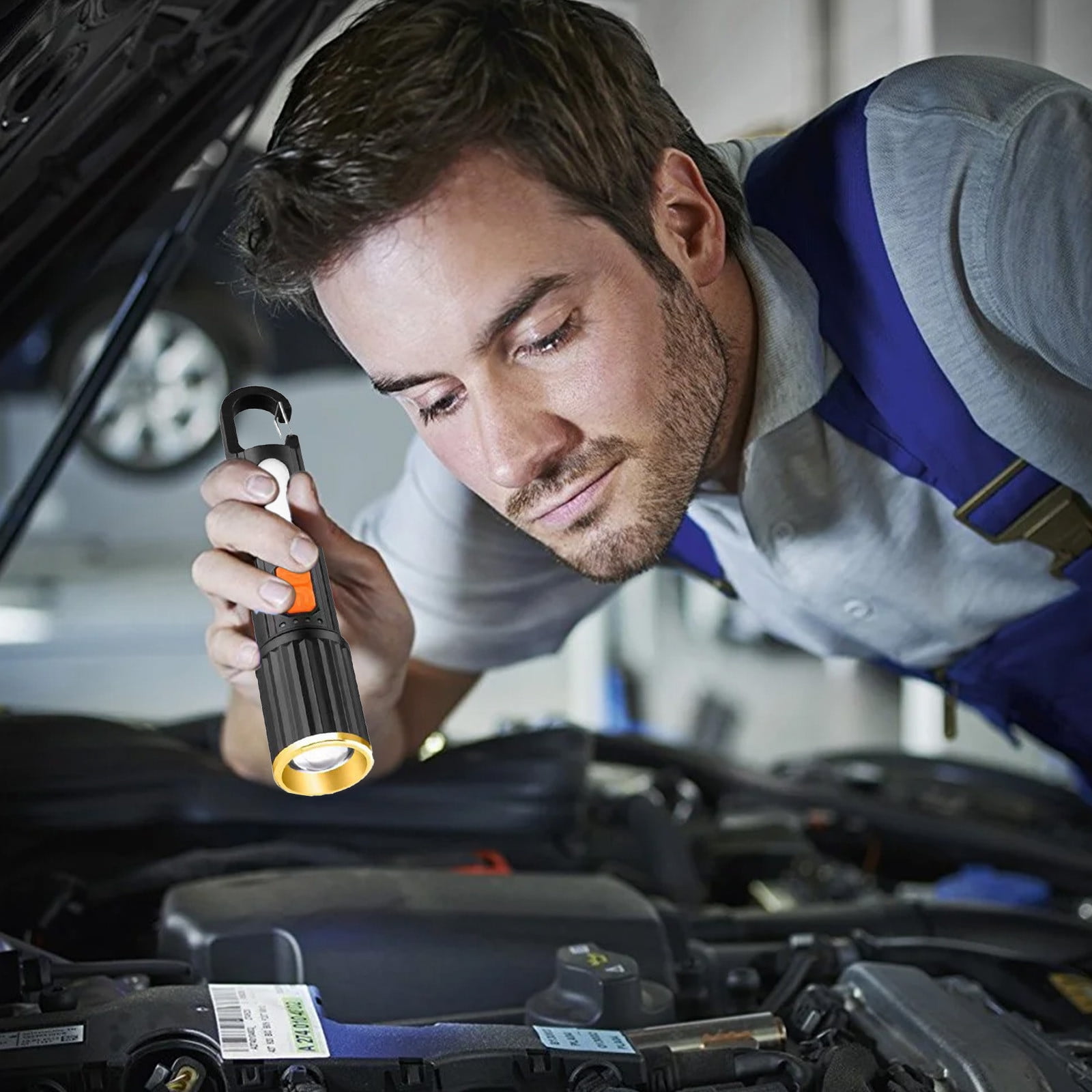 ZFYXGS Adjustable Focus LED Flashlight High Brightness Rechargeable ...