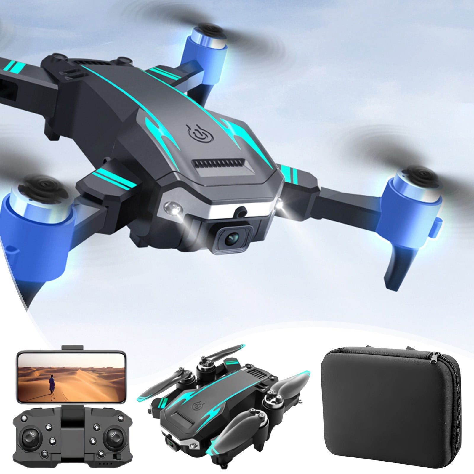 ZFYXGS Brushless 360 Degrees Obstacle Avoidance Drone 8K HD Aerial ...