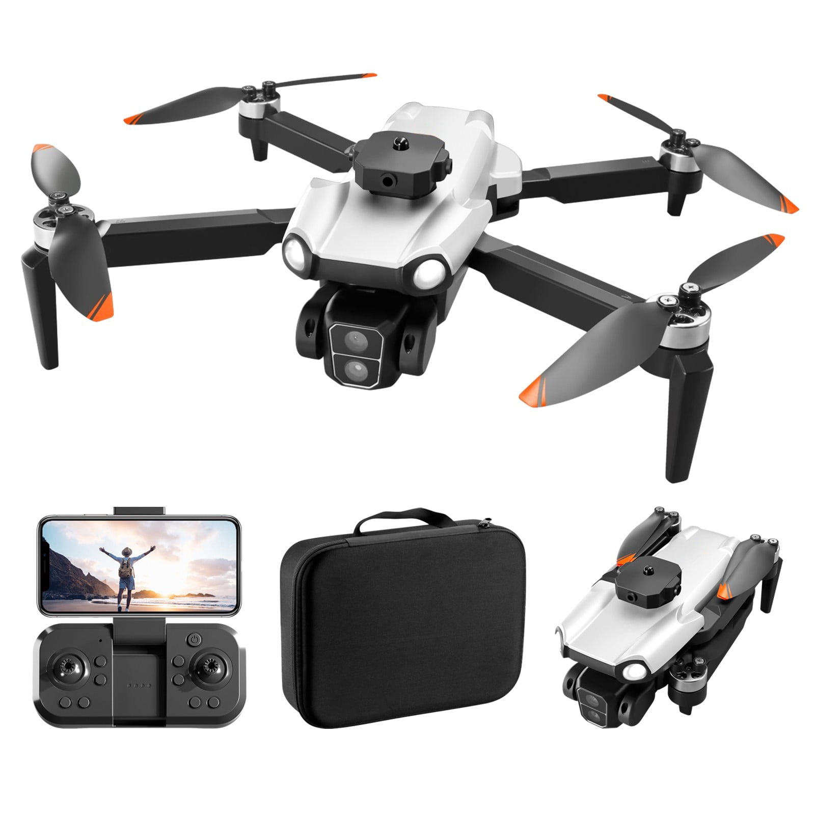 ZFYXGS Brushless Motor Drones With 1080P Cameras Wind Resistance ...