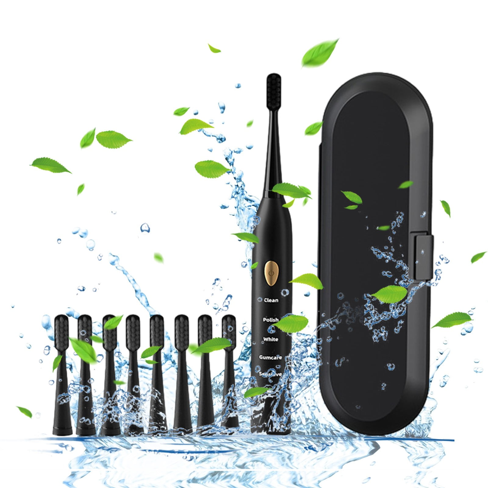 ZFYXGS Electric Toothbrush for Adults with Case, 8 Brush Heads and 5 ...