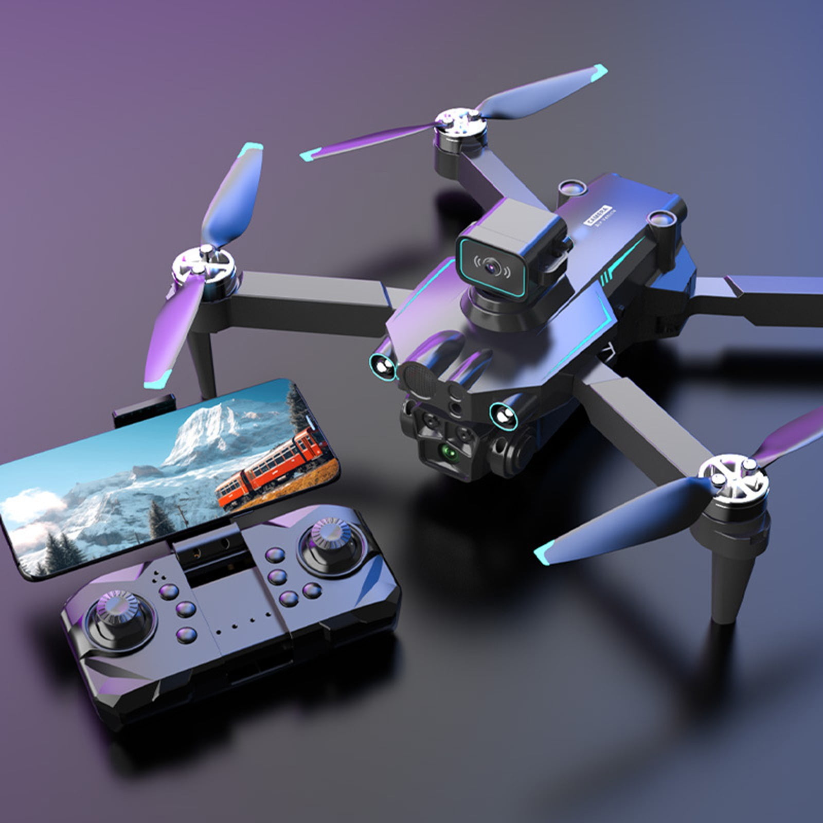 ZFYXGS FPV Drone With ESC Camera Brushless Motor And Cool Lights Drones ...