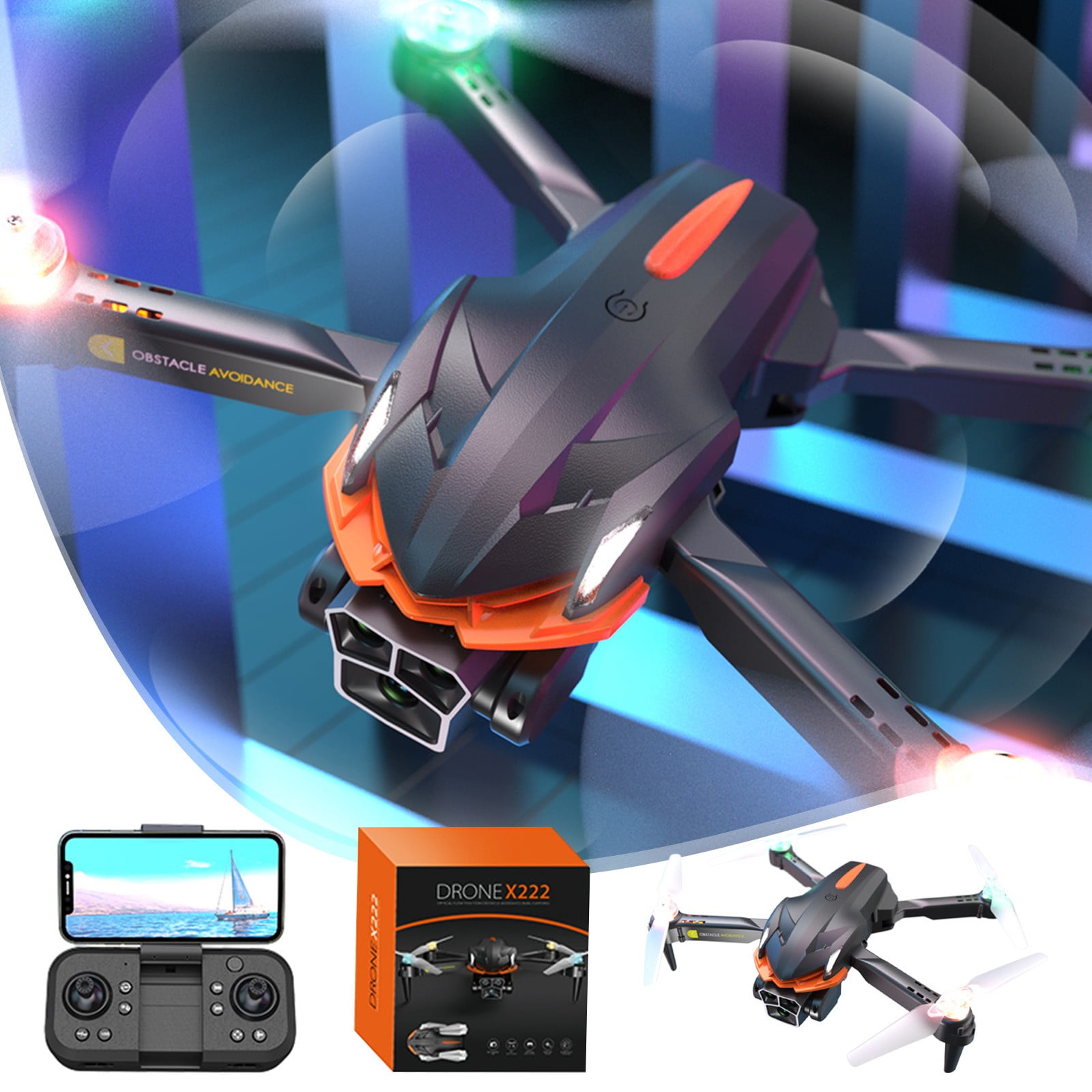 ZFYXGS FPV Drones With ESC Cameras Wind Resistance Headless Mode ...