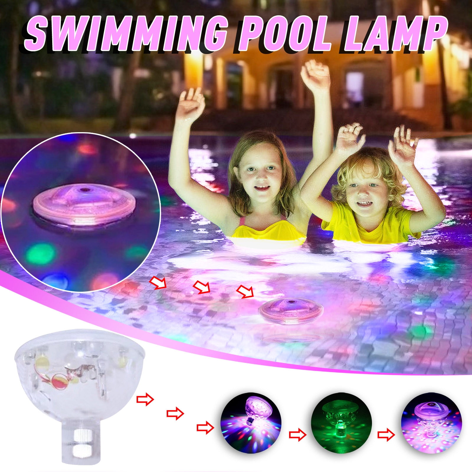 ZFYXGS LED Swimming Pool Diving Light Fish Tank Bathtub Light Light ...