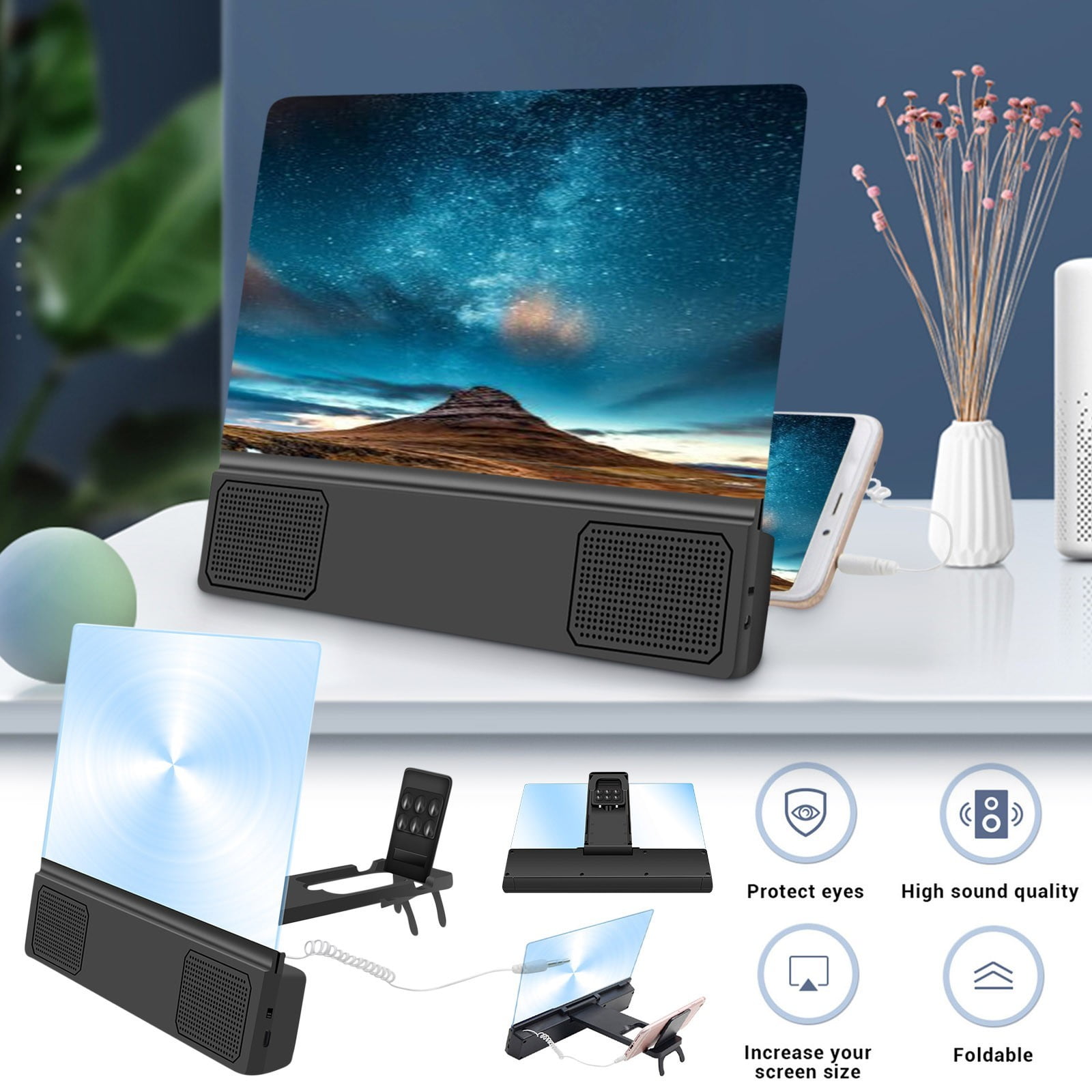 ZFYXGS Magnifier Phone Screen Projector 12 Inch Mobile Phone Screen ...