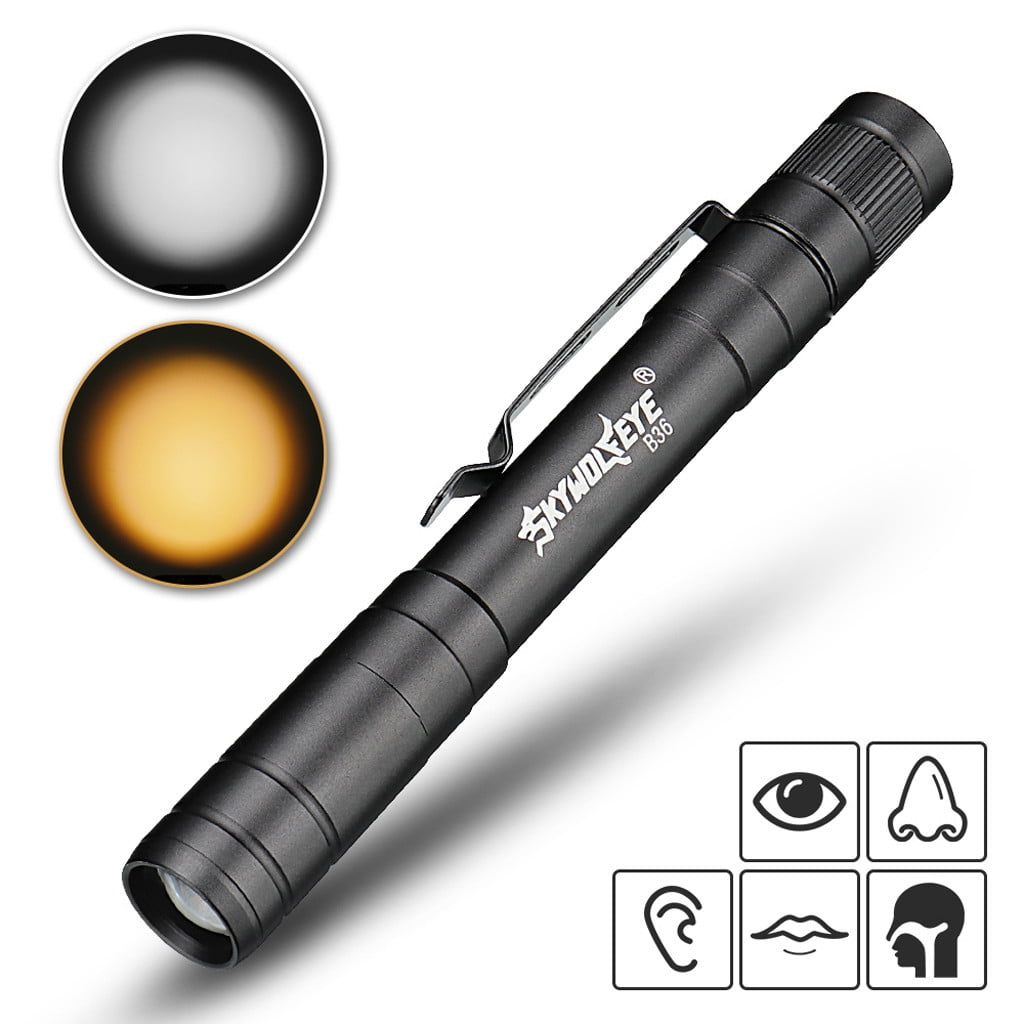 ZFYXGS Mini LED Flashlight Battery-Powered Handheld Pen Light Pocket ...