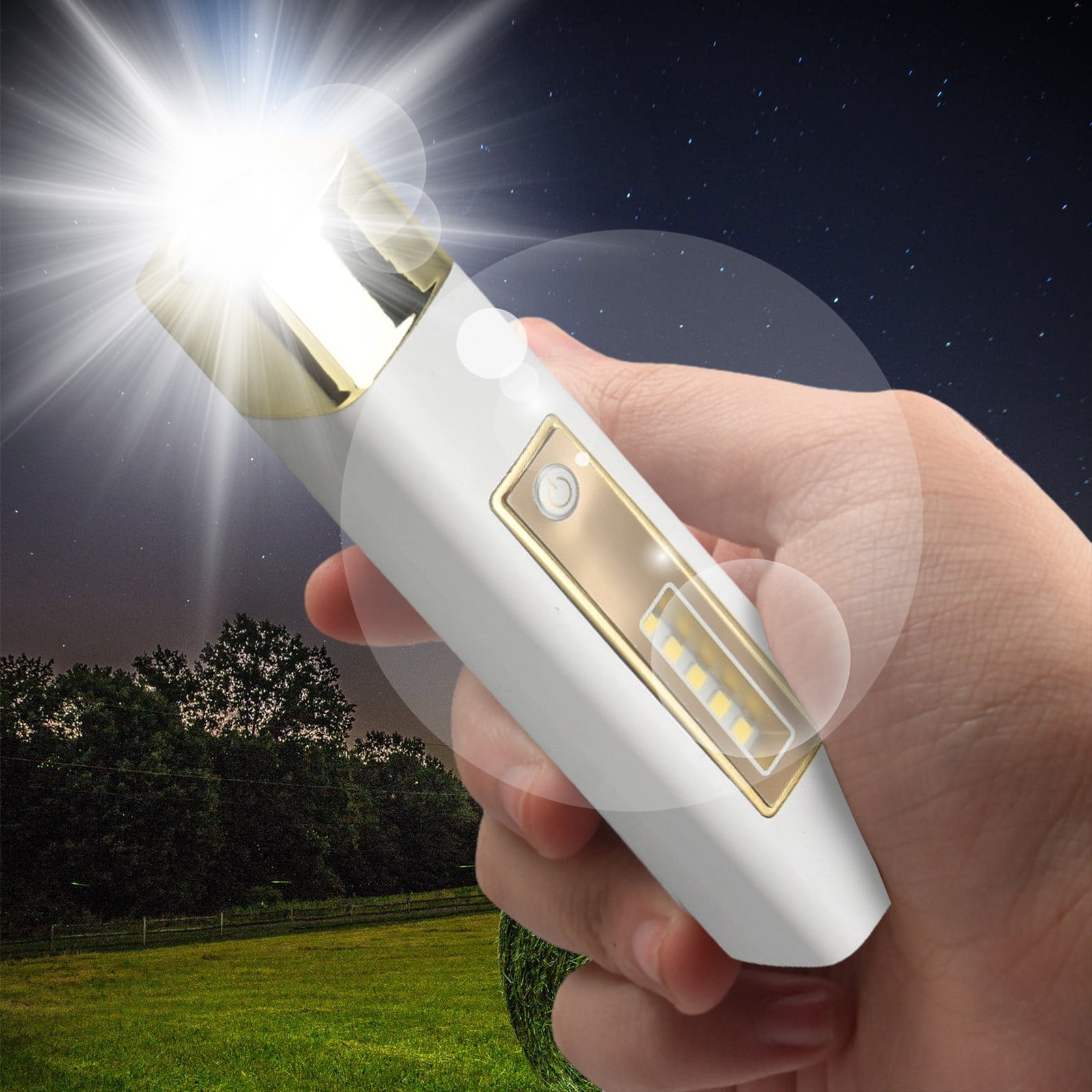 ZFYXGS Multi-functional Strong Light Flashlight Emergency Rechargeable ...
