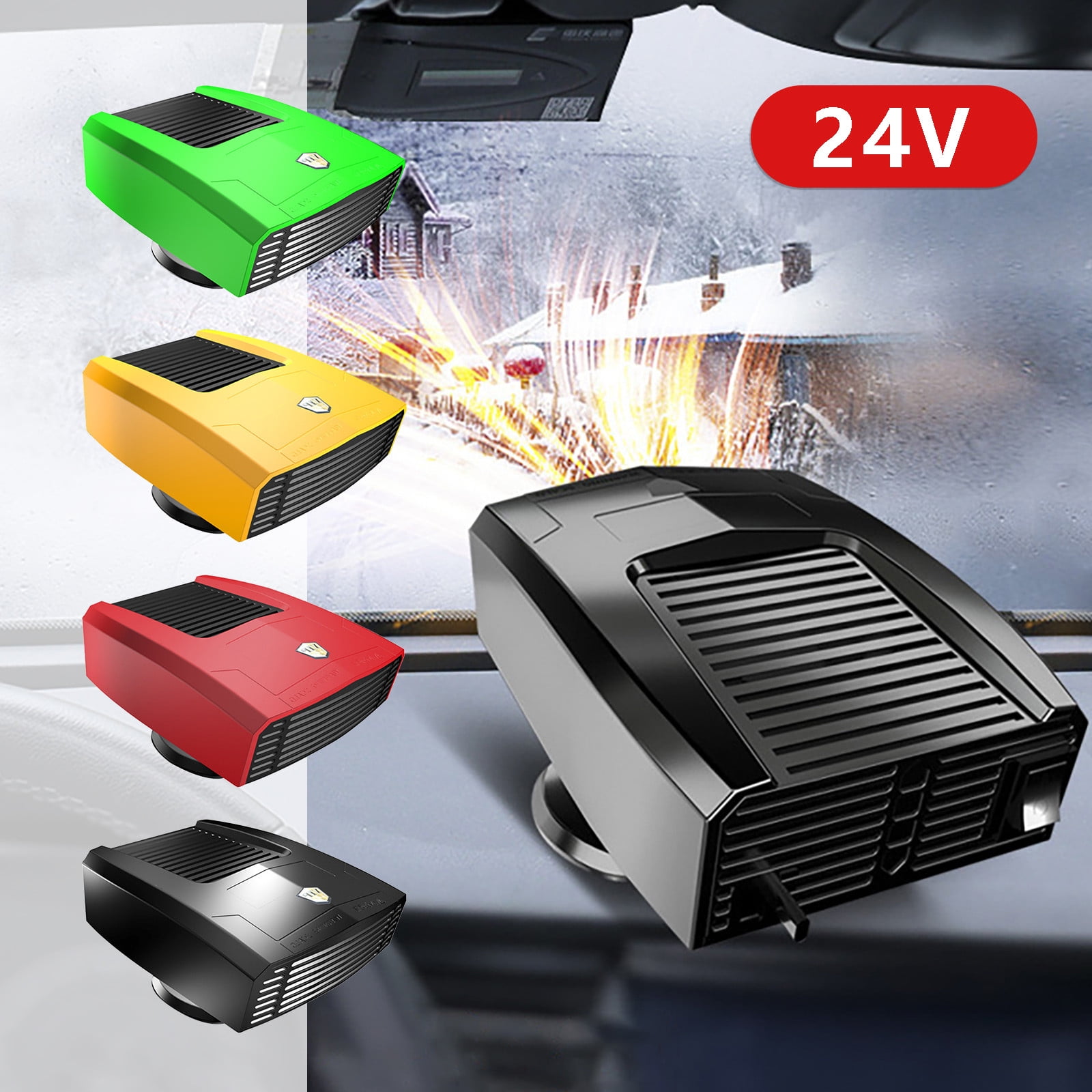 ZFYXGS Portable Car Heater Defroster 12V, Mini Space Heater for Car ...