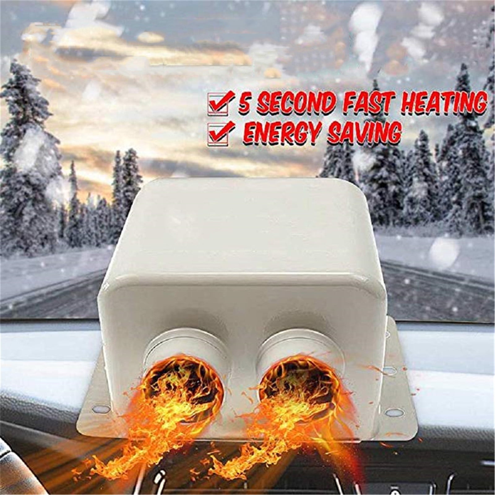 ZFYXGS Portable Car Heater Defroster 12V, Mini Space Heater for Car ...