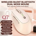 ZFYXGS Rechargeable-mode Bluetooth Wireless Mouse Silent Laptop Desktop ...