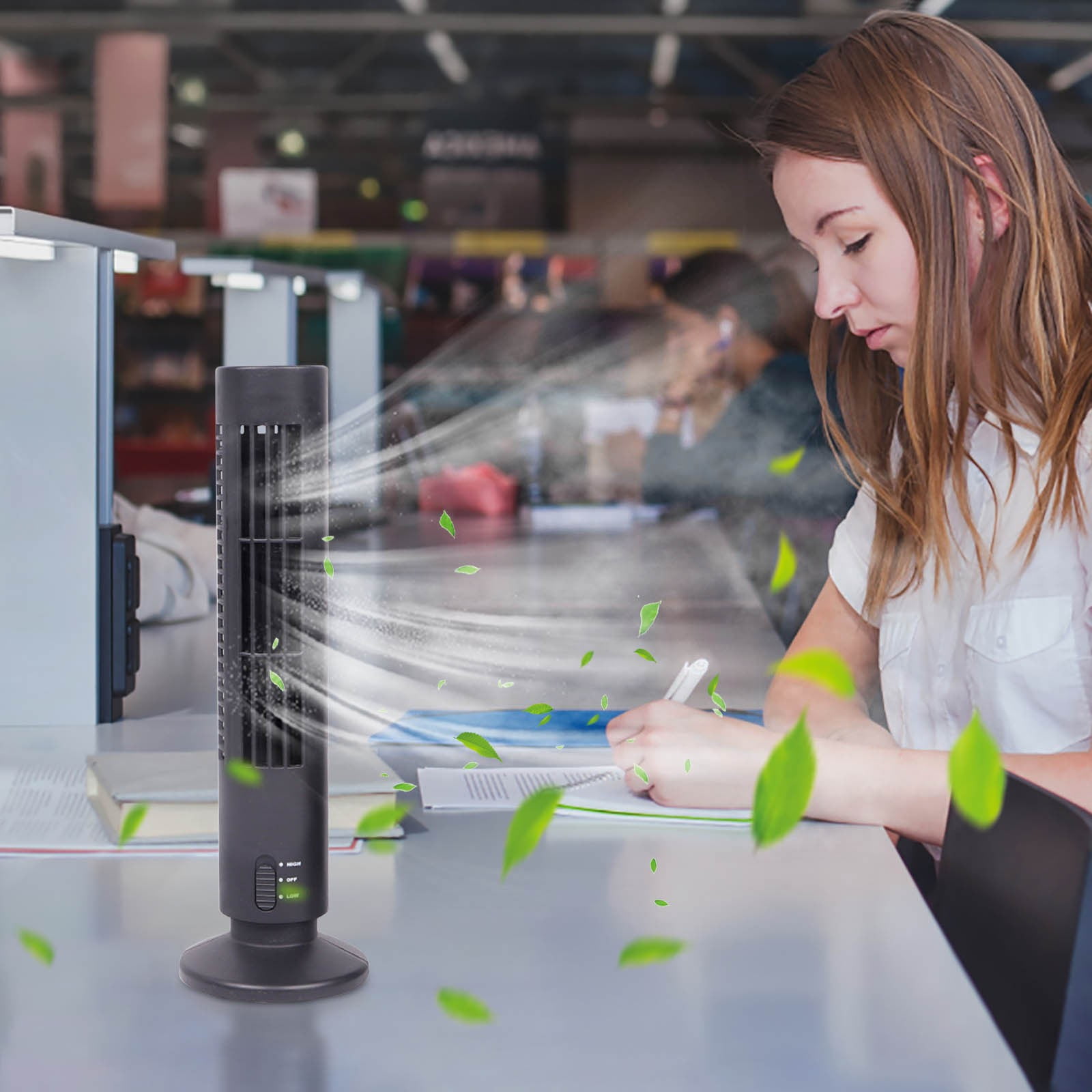 ZFYXGS Small Bladeless Portable Tower Fan that Blow Cold Air ...