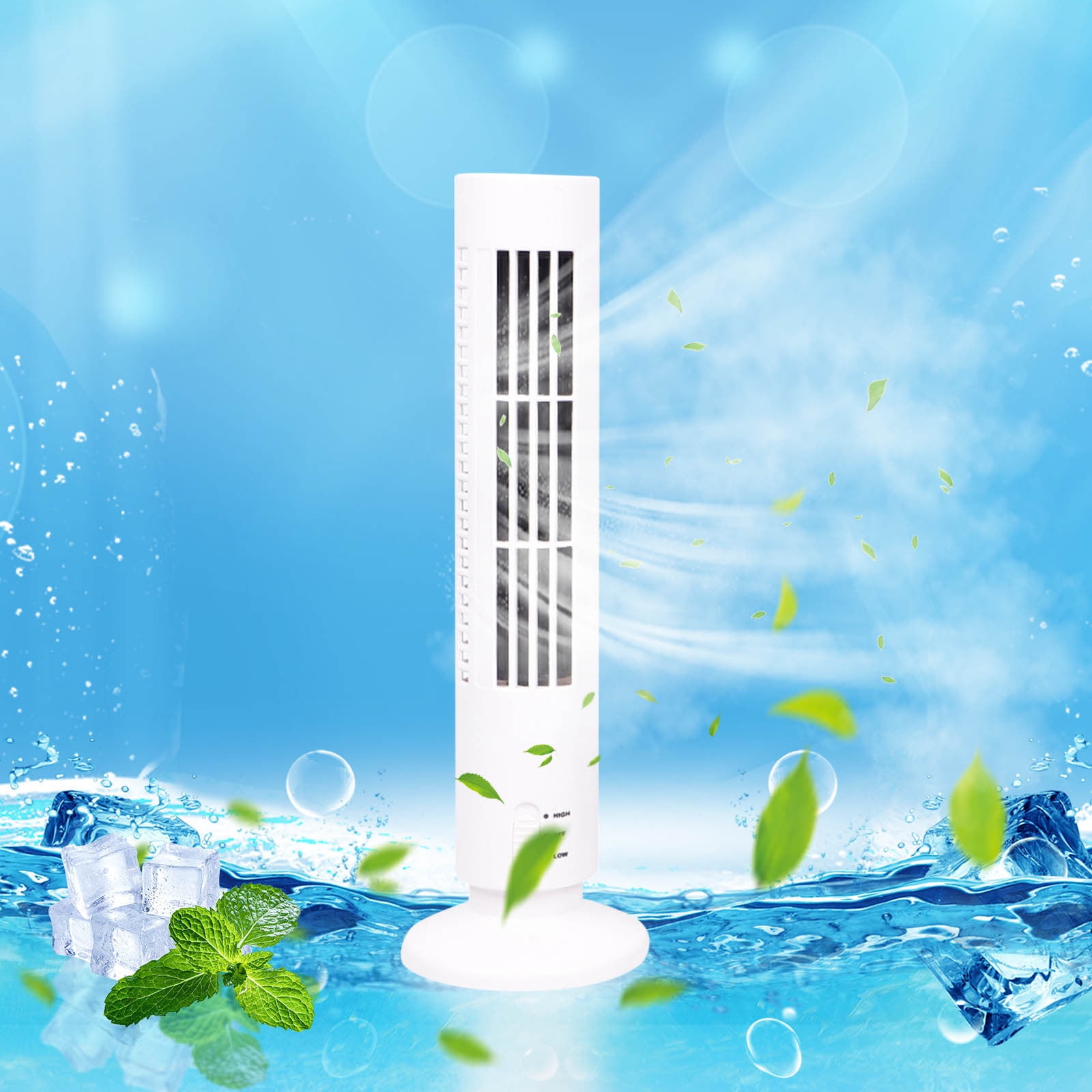 ZFYXGS Small Bladeless Portable Tower Fan that Blow Cold Air ...