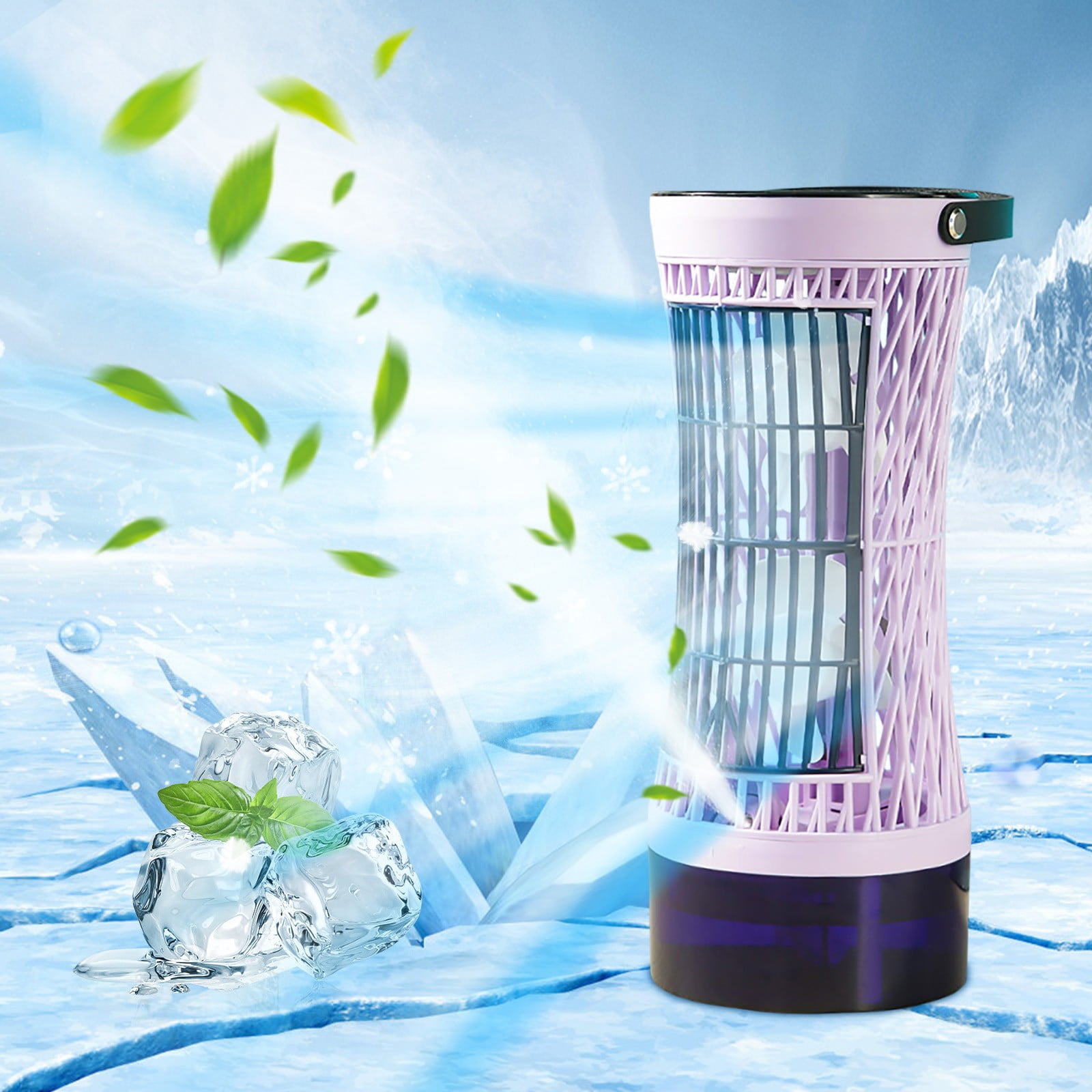 ZFYXGS Small Portable Tower Fan that Blow Cold Air Oscillating Quiet ...