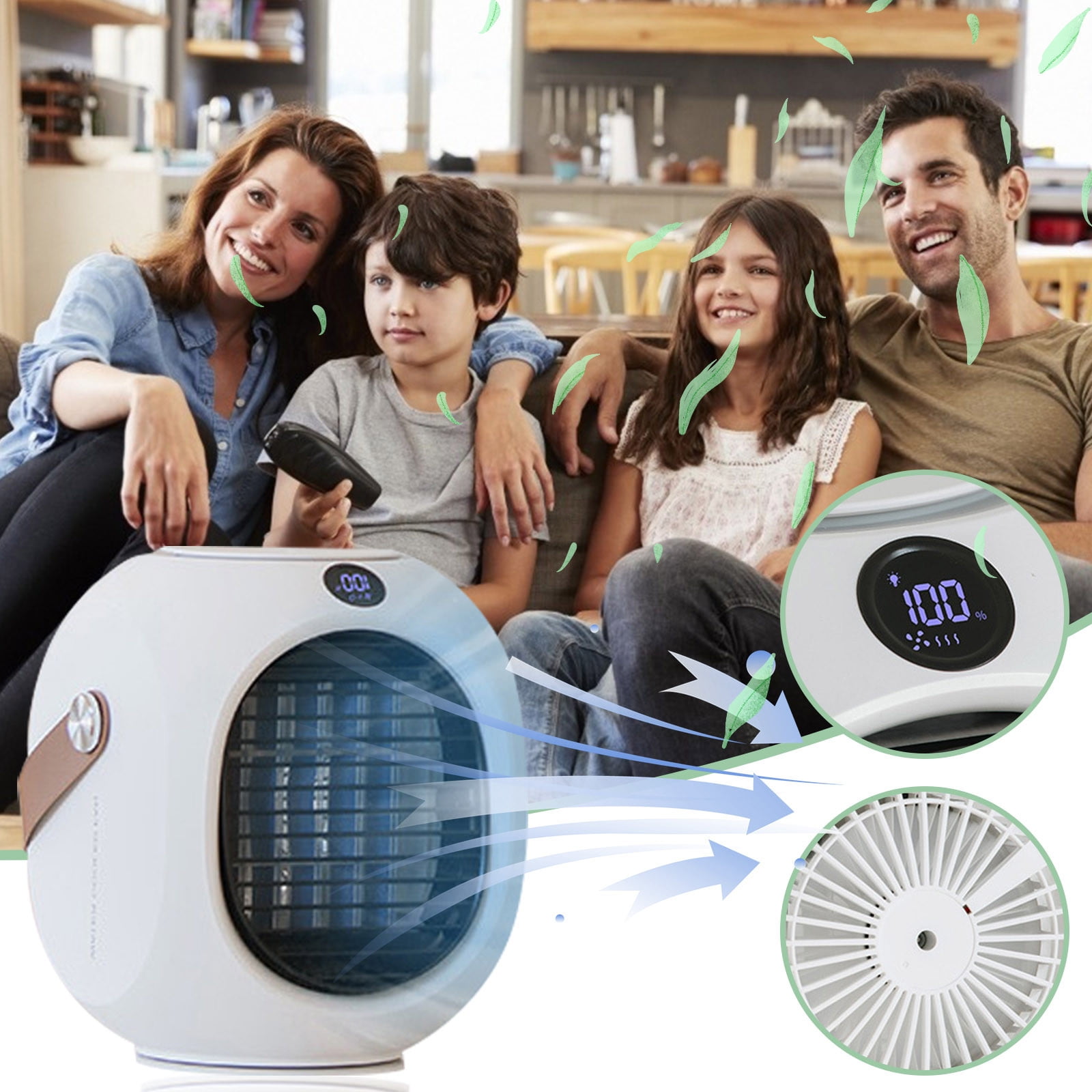 ZFYXGS Small Stand up Portable Air Conditioners Ventless for Room, Car ...