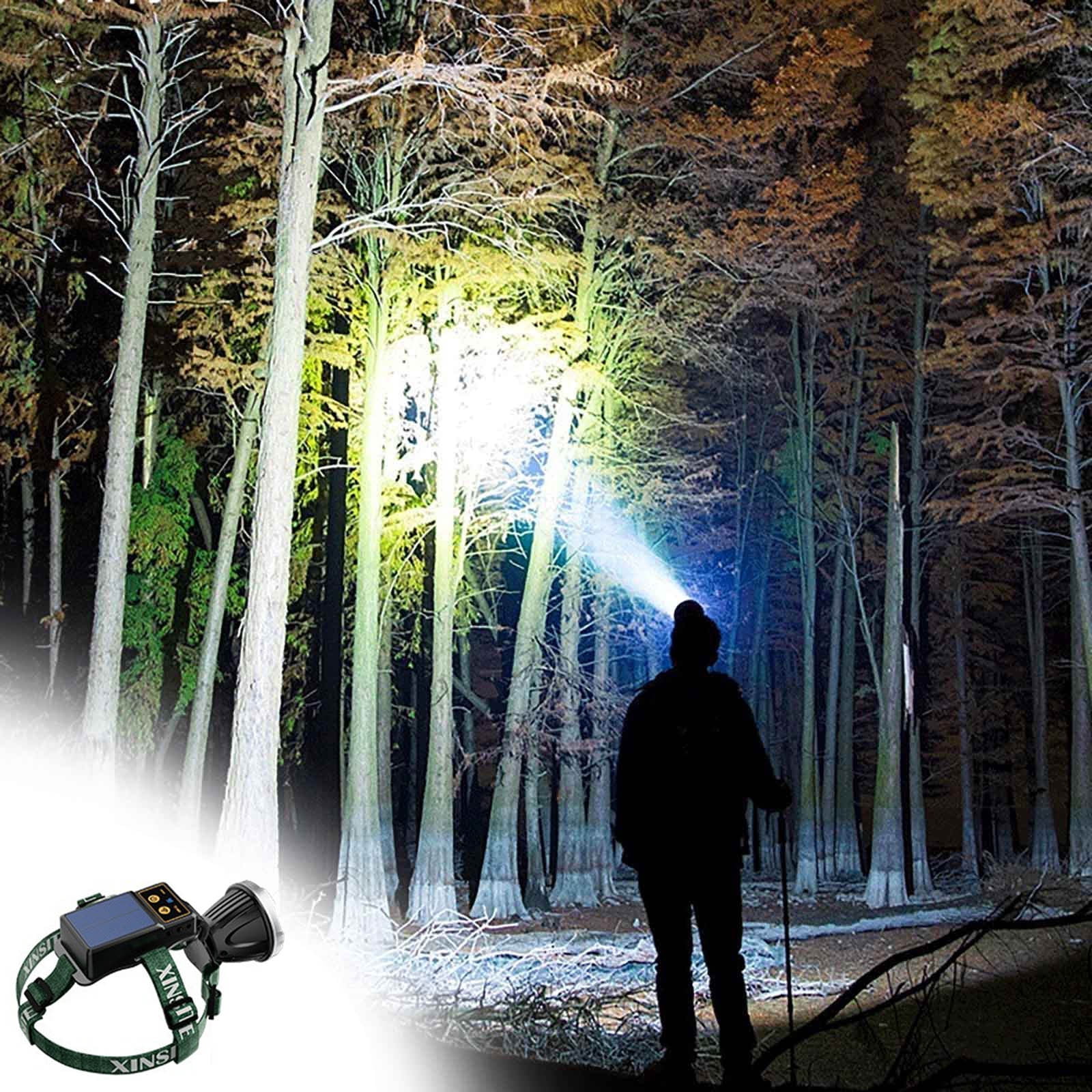 ZFYXGS Solar Powered Outdoor Lighting Headlamp Super Bright ...