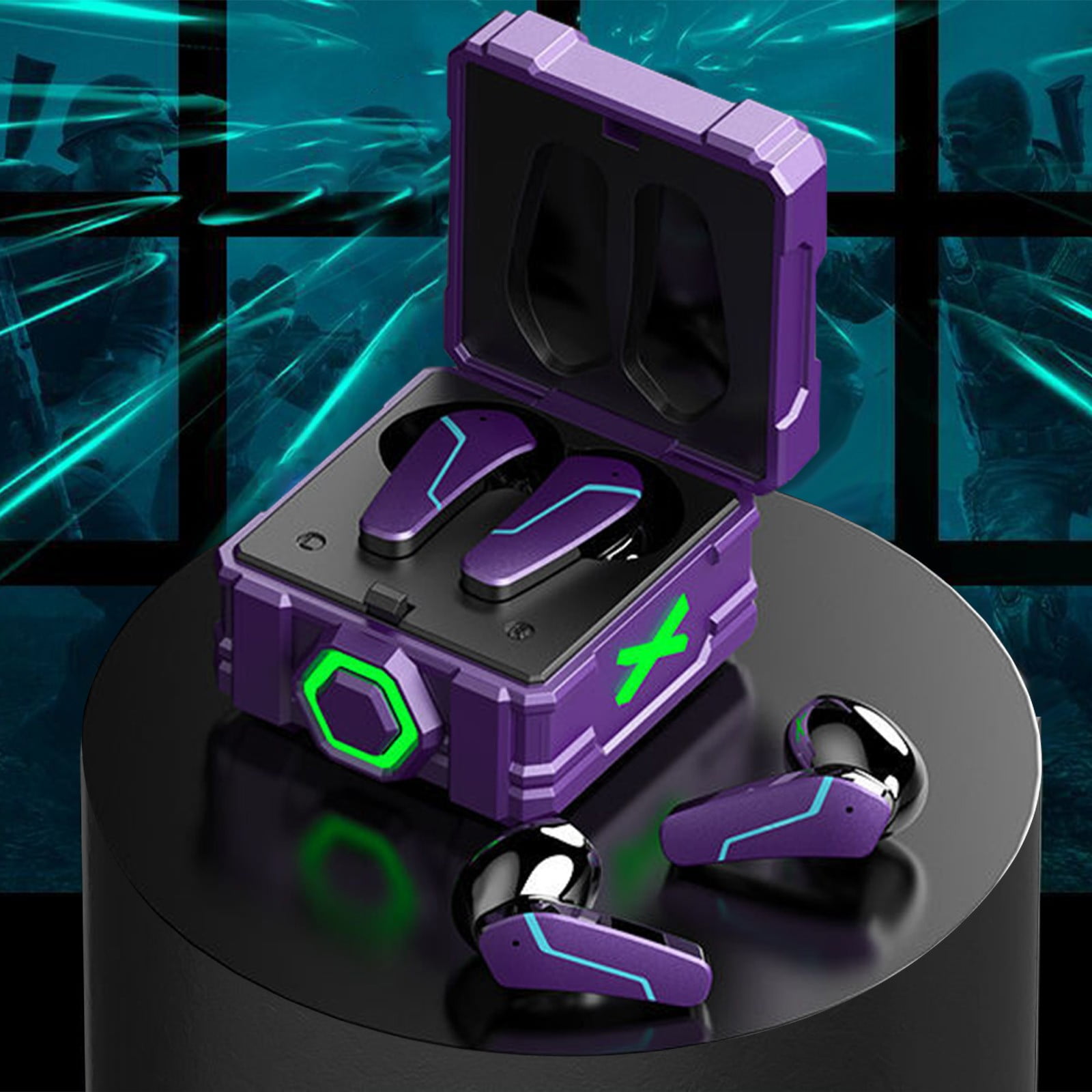 ZFYXGS Wireless Earbuds, Bluetooth Headphones Noise Cancelling ...