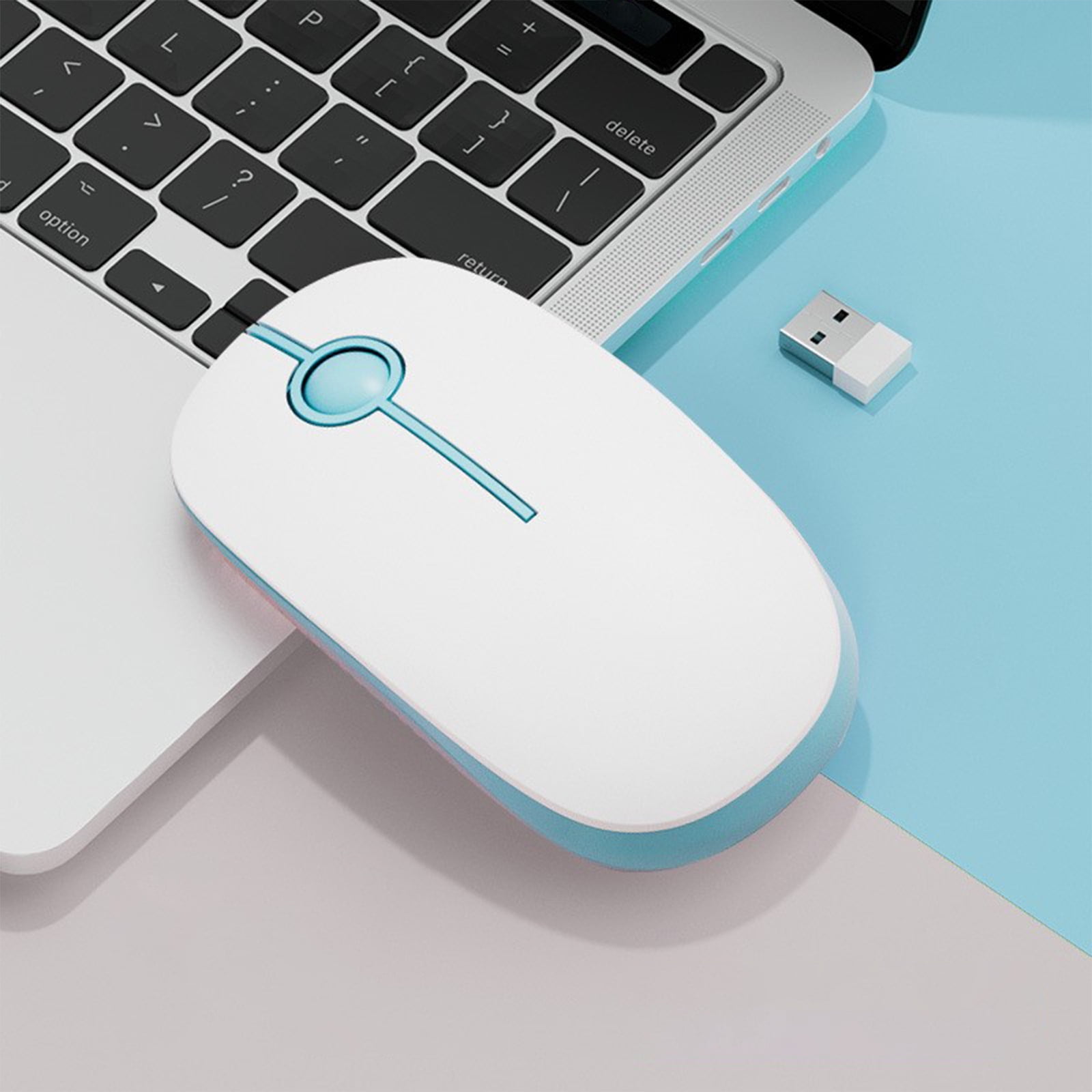 ZFYXGS Wireless Mouse Trendy Colours Low Latency Silent Mouse Wireless ...