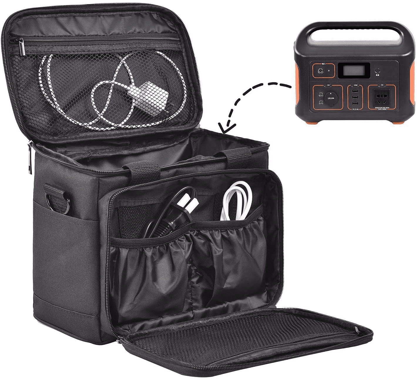 ZFZGFRCS Carrying Case bag Compatible with Portable Power Station ...