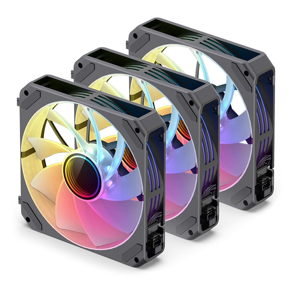 ZG-120B/W ARGB Case Fans 5V-3Pin AURA Sync Computer Heatsink Cooler ...